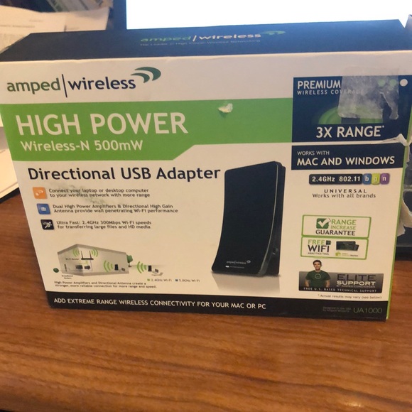 Networking | High Power Wireless N 50mw Directional Usb Adapter | Poshmark